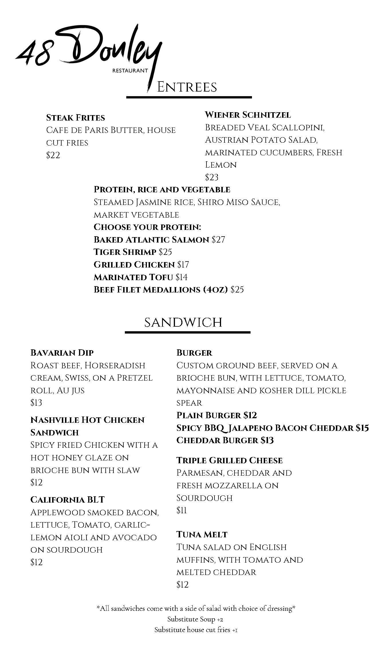 48 Donley – NCWV's Menu Guide
